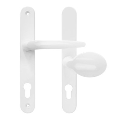 Yale Sparta Lever/Pad Offset Door Handle - White