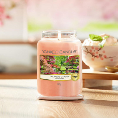 Yankee Candle Original Large Jar 623g Tranquil Garden Scented Candle 110 150 Hours 1632323E