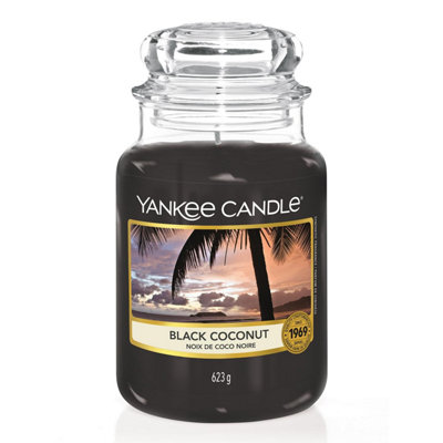 Yankee Candle Original Large Jar Scented Candle Black Coconut, 623g