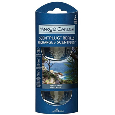 Yankee Candle Scent Plug Twin Refill Bayside Cedar 2 Pack