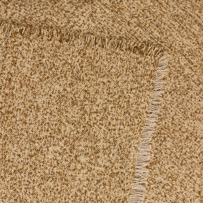 Yard Doze Woven Boucle Fringed Throw