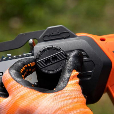 Yard Force 20V Mini Chainsaw 12cm with Battery & Charger, Lightweight ...