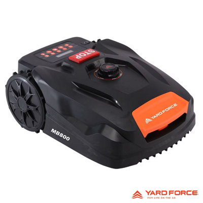 Yard Force MB800 Robotic Lawnmower with Charging Station 800m² Cutting ...