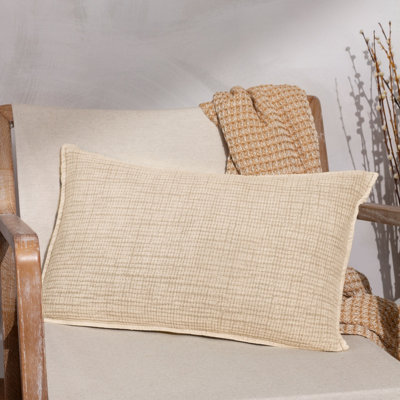 Yard Ribble Stone Wash Cushion Cover | DIY at B&Q