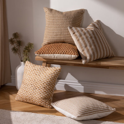 Yard Wikka Woven Jute Cushion Cover