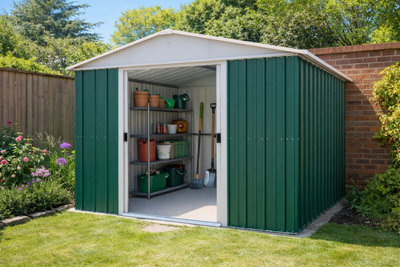Yardmaster Emerald Deluxe Metal Shed 1010GEYZ