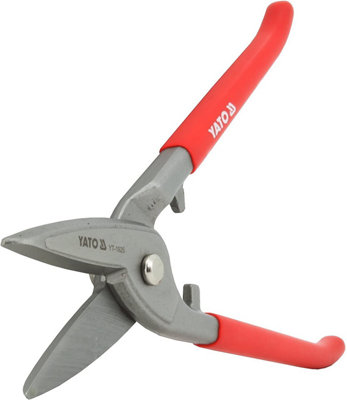 Yato professional heavy duty berlin pattern tin snips straight cut ...