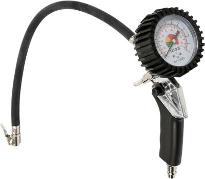 Yato professional tyre inflator, inflating gun 440mm hose with ...