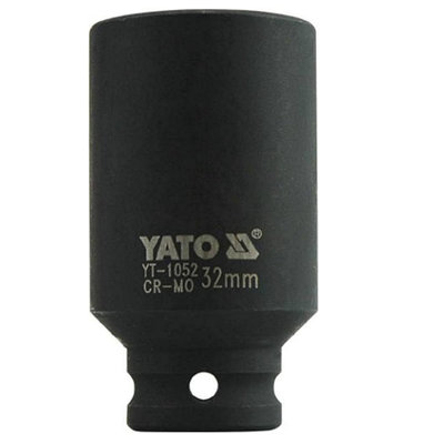 YATO YT-1052, deep impact socket 32mm, CrMo steel | DIY at B&Q