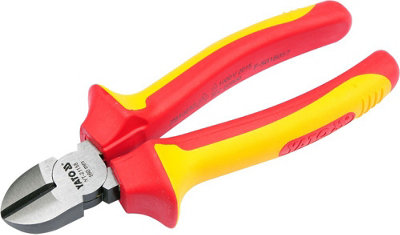 YATO YT-21158, VDE side cutting pliers 1000V size 160 mm, soft grip