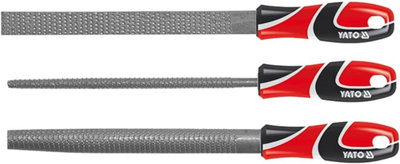 Yato YT-6222, professional wood file rasp set 3pcs, 250mm long | DIY at B&Q