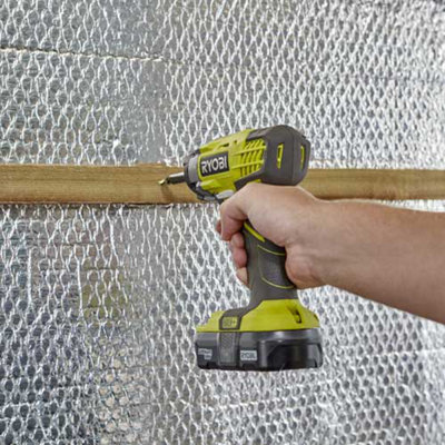 YBS Airtec Double 1.05m x 25m (26.25m2) Foil Bubble Insulation Roll ...