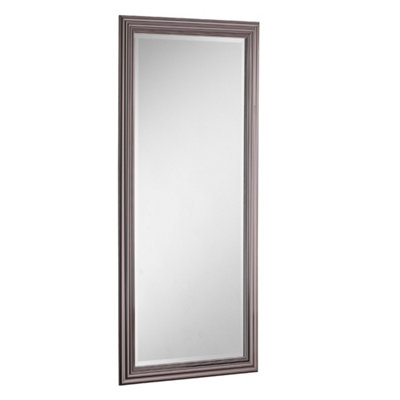 Yearn Dark Chrome Wall Mirror 167x76cm