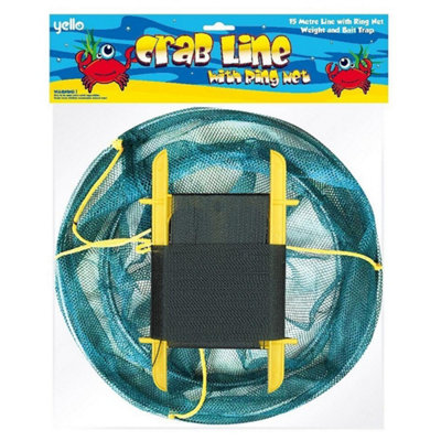 Yello Crab Line And Ring Net Set