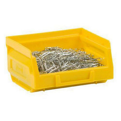 Yellow 0.4L Manutan Picking Bins - Pack of 100