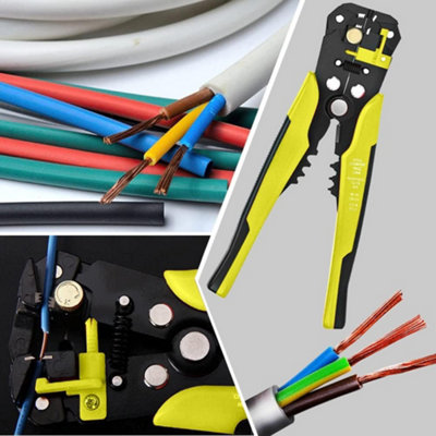 YELLOW Automatic Wire Stripper Crimping Tool 0.5-6mm, Professional ...