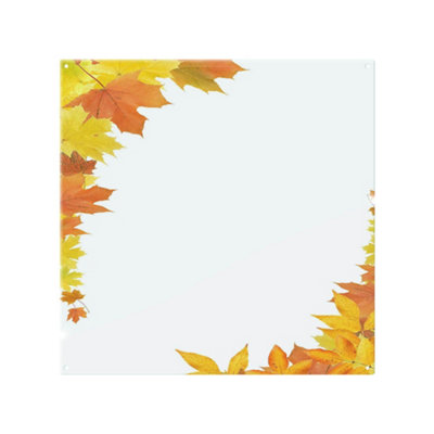 Yellow Autumn Border Splash Back designer style