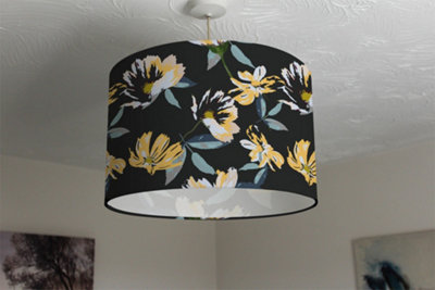 Yellow Flowers on Green (Ceiling & Lamp Shade) / 45cm x 26cm / Ceiling ...