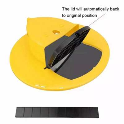 Yellow Mouse Trap Flip Slide Bucket Lid Mouse Rat Trap Mousetrap ...