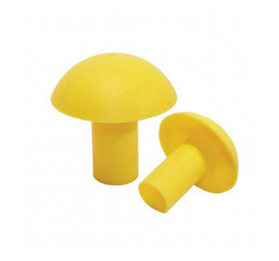 Yellow Rebar Safety Identification Protection 6-18mm (100 pcs)