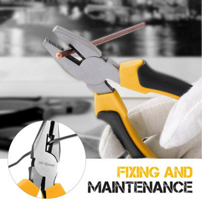 Yellow Small Mini DIY Household Tools Kit Set 24 Pc With Tool Box Hi-Spec