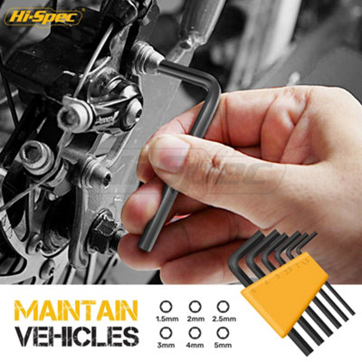 Yellow Small Mini DIY Household Tools Kit Set 24 Pc With Tool Box Hi-Spec