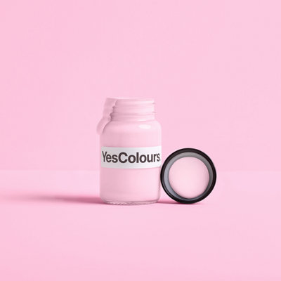 YesColours Friendly Pink paint sample (60ml), Premium, Low VOC, Pet ...