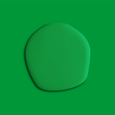 YesColours Iconic Green matt emulsion paint, 1 Litre