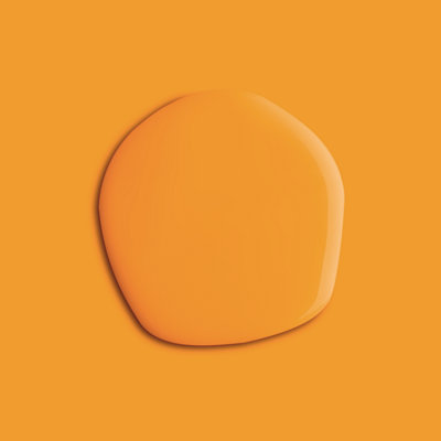 YESCOLOURS ICONIC ORANGE MATT EMULSION PAINT, 1 LITRE