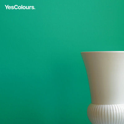 YesColours Joyful Green matt emulsion paint, 4 Litres