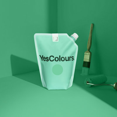 YesColours Joyful Green matt emulsion paint, 5 Litres