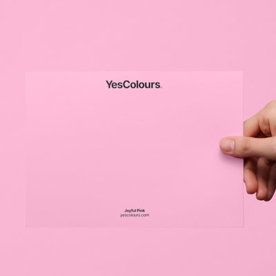 YesColours Joyful Pink paint swatch, perfect colour match | DIY at B&Q