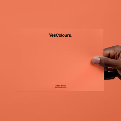 YesColours Mellow Orange paint swatch, perfect colour match | DIY at B&Q
