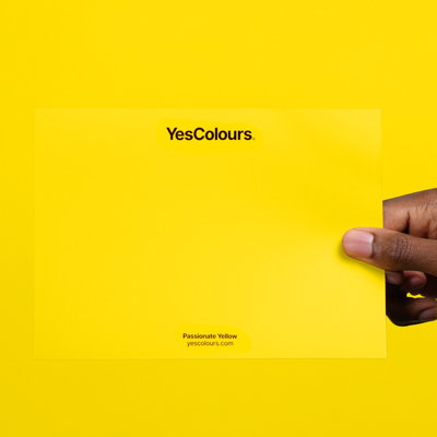 YesColours Passionate Yellow paint swatch, perfect colour match | DIY ...