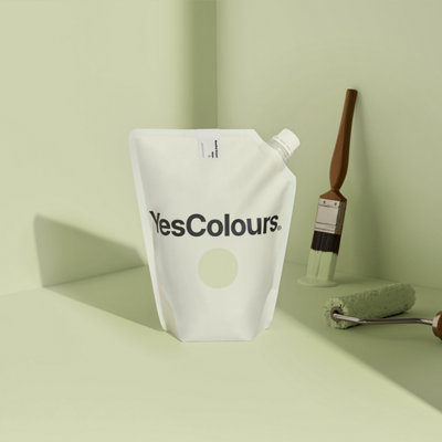 YesColours Restful Green matt emulsion paint, 5 Litres