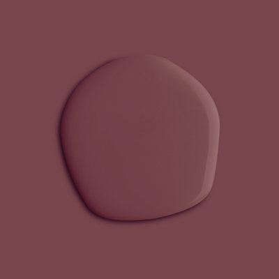 YesColours Secluded Red matt emulsion paint, 5 Litres