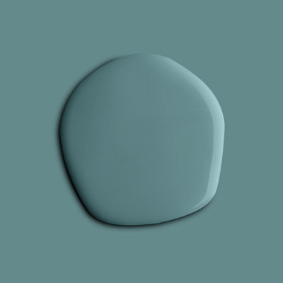 YesColours Secluded Teal matt emulsion paint, 1 Litre