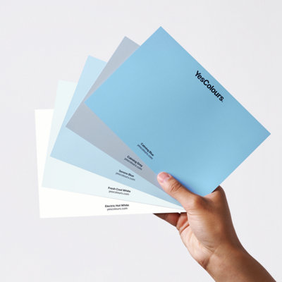 YesColours Sky swatch bundle, perfect colour match | DIY at B&Q