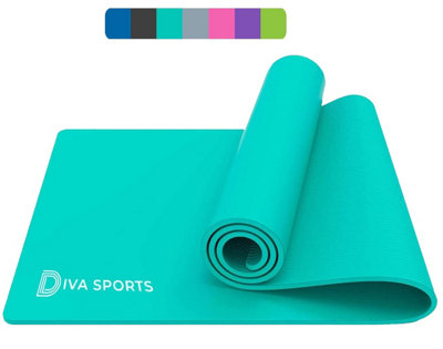 Yoga Mat Extra Thick 15mm Non-Slip Pilates (Turquoise)