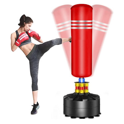 Yohood 69" Free Standing Boxing Target Punch Bag Heavy Duty Kick ...