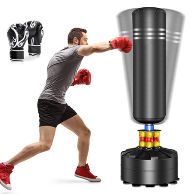 Yohood 69" Free Standing Boxing Target Punch Bag with Boxing Gloves ...