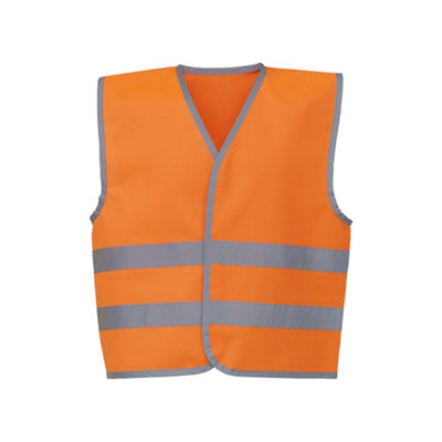 Yoko Hi-Vis Childrens/Kids Reflective Border Waistcoat (Pack of 2)