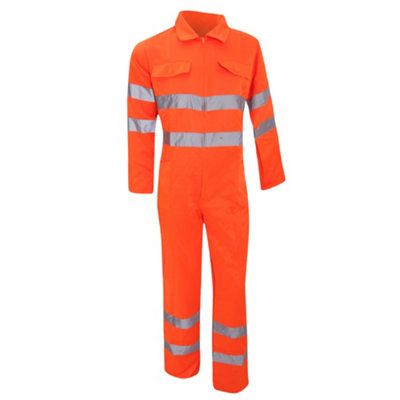 Yoko Hi-Vis Polycotton Coverall / Mens Workwear | DIY at B&Q