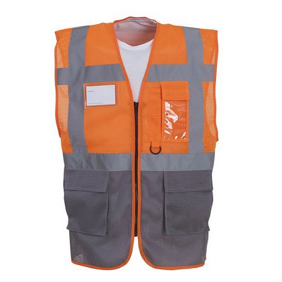 Yoko Mens Executive Mesh Hi-Vis Vest | DIY at B&Q