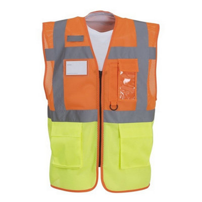 Yoko Mens Executive Mesh Hi-Vis Vest