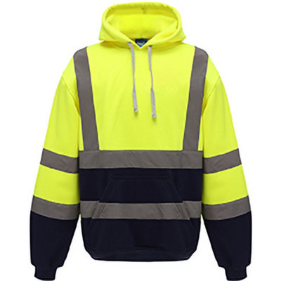 Yoko Mens Hi Vis Reflective Hoodie | DIY at B&Q