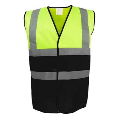 Yoko Unisex Adult Two Tone Hi-Vis Vest | DIY at B&Q