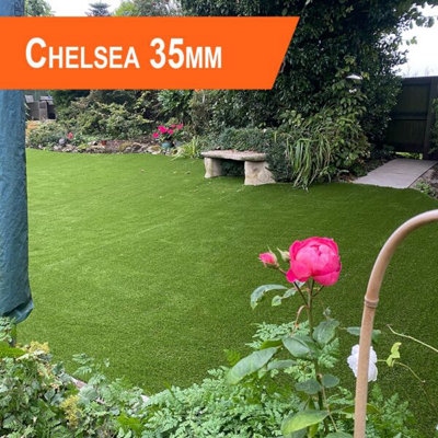 YORK 20mm ARTIFICIAL GRASS - 2M X 19M - Natural and Realistic Looking ...
