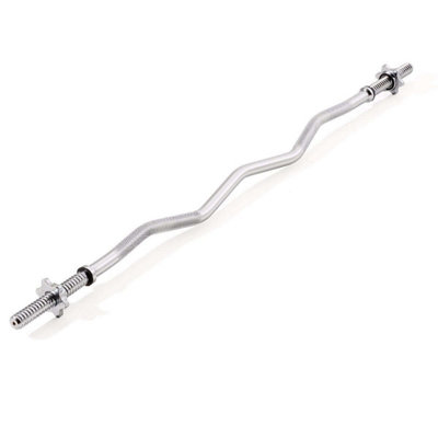 York EZ Curl Weight Lifting Bar - 1 Inch Spinlock Bar for Bicep and ...