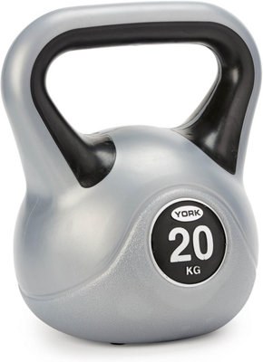 York Fitness Vinyl Kettlebell, Purple, 6kg
